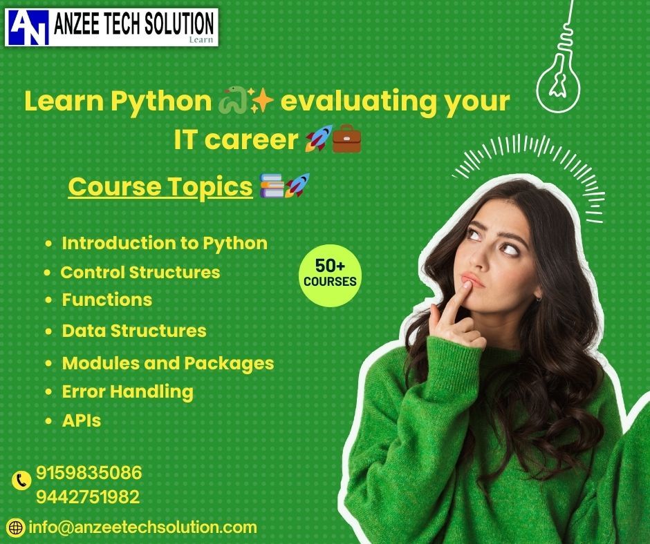 Learn Python with our comprehensive course | ANZEE TECH SOLUTION posted ... Learn Python with our comprehensive course | ANZEE TECH SOLUTION posted ...