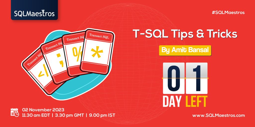 SQLMaestros on LinkedIn: #sql #sqlserver SQLMaestros on LinkedIn: #sql #sqlserver