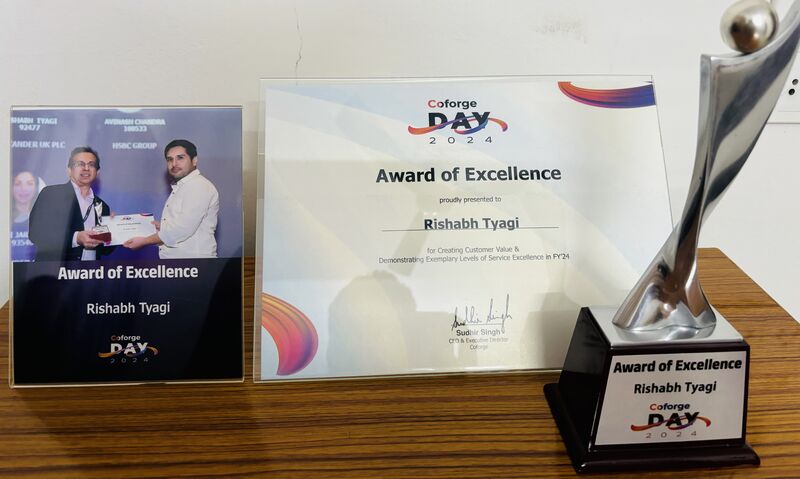 Rishabh Tyagi on LinkedIn: #coforge Rishabh Tyagi on LinkedIn: #coforge