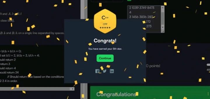 #hackerrank #cpp #coding #problemsolving #achievement #csstudent ... #hackerrank #cpp #coding #problemsolving #achievement #csstudent ...