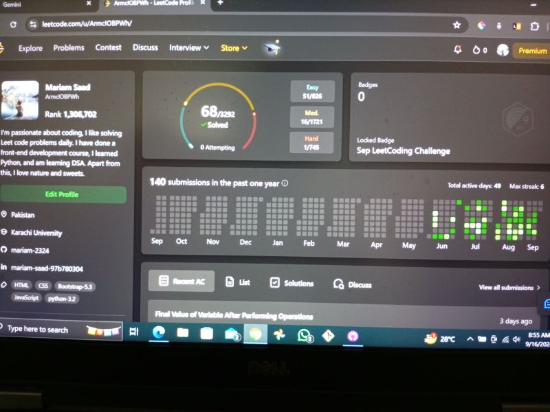 Mariam Saad on LinkedIn: #leetcode #coding #technical #programming # ... Mariam Saad on LinkedIn: #leetcode #coding #technical #programming # ...