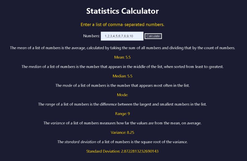 Introducing JavaScript tool for statistical calculations | Sairam S ... Introducing JavaScript tool for statistical calculations | Sairam S ...