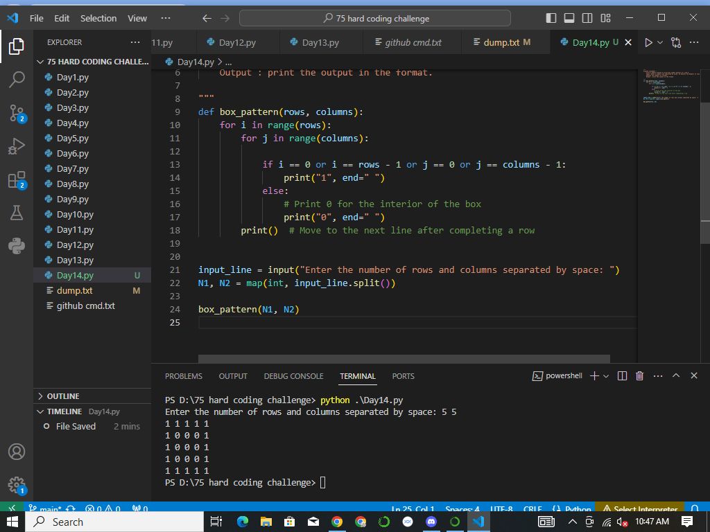 Day 14 of the 75-day coding challenge | Anil Rupnar posted on the topic ... Day 14 of the 75-day coding challenge | Anil Rupnar posted on the topic ...