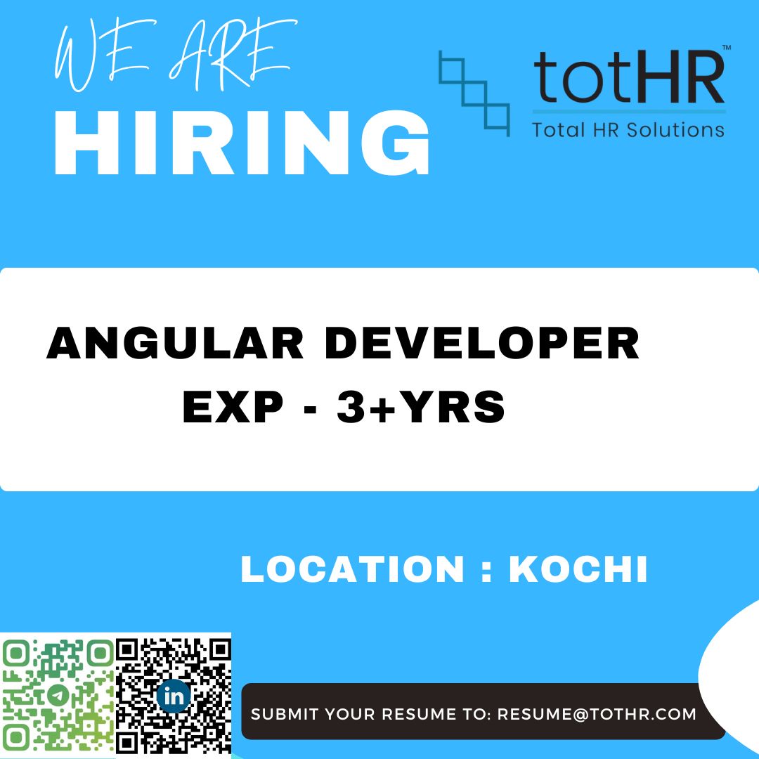 totHR on LinkedIn: #angular #typescript #tothr #hiringnow #javascript totHR on LinkedIn: #angular #typescript #tothr #hiringnow #javascript