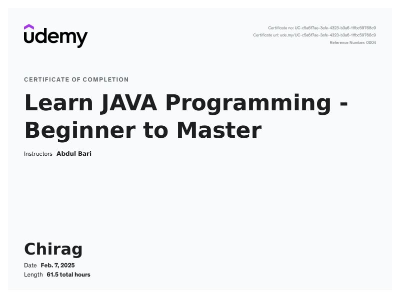 #java #codingjourney #neverstoplearning | Chirag Bhardwaj #java #codingjourney #neverstoplearning | Chirag Bhardwaj