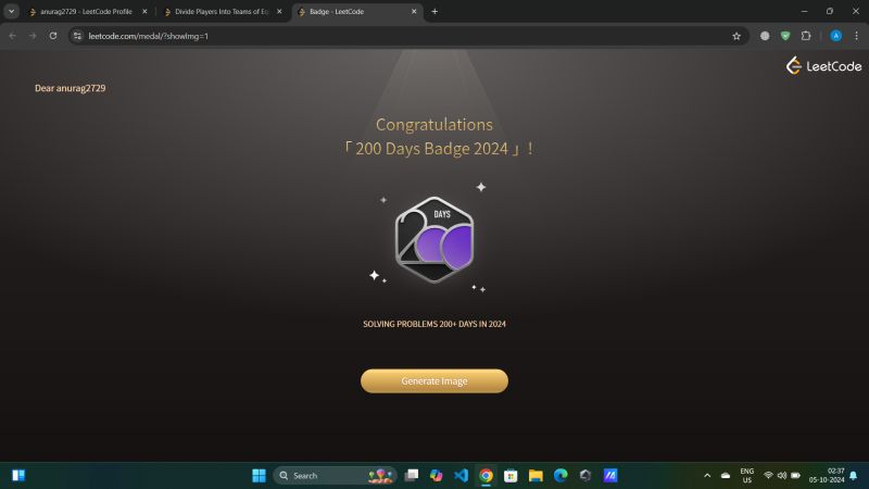 Anurag Singh on LinkedIn: #leetcode #codingjourney #milestone # ... Anurag Singh on LinkedIn: #leetcode #codingjourney #milestone # ...