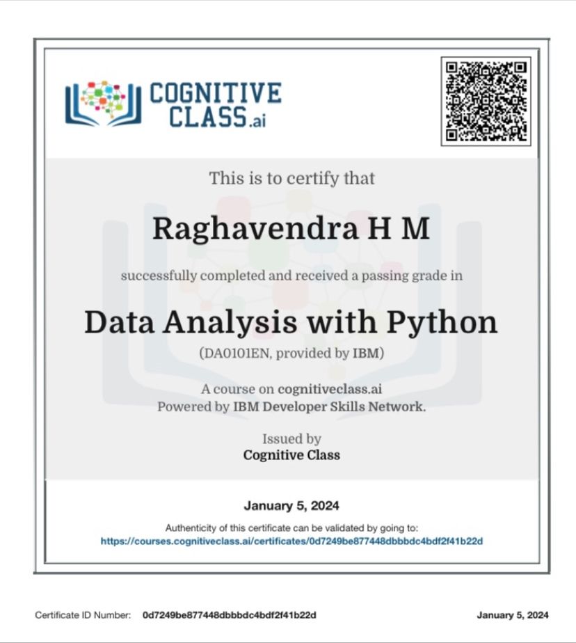 Raghavendra H M on LinkedIn: #dataanalysis #python #ibmdeveloper # ... Raghavendra H M on LinkedIn: #dataanalysis #python #ibmdeveloper # ...