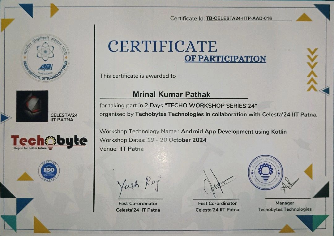 Mrinal Pathak on LinkedIn: #androiddevelopment #kotlin #workshop # ... Mrinal Pathak on LinkedIn: #androiddevelopment #kotlin #workshop # ...