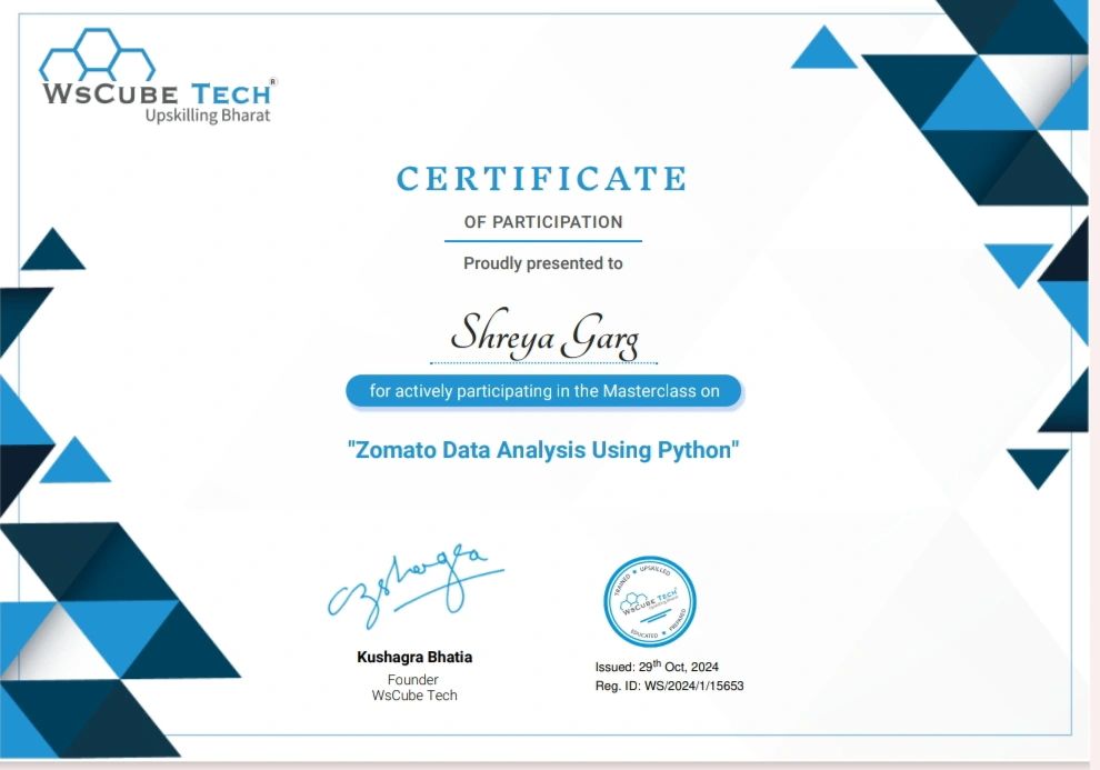 Shreya Garg on LinkedIn: #dataanalysis #python #datadriven #zomato # ... Shreya Garg on LinkedIn: #dataanalysis #python #datadriven #zomato # ...