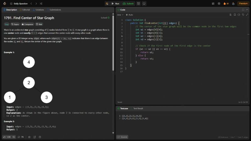Janmejay S. on LinkedIn: Today, I tackled LeetCode Question No. 1791 ... Janmejay S. on LinkedIn: Today, I tackled LeetCode Question No. 1791 ...