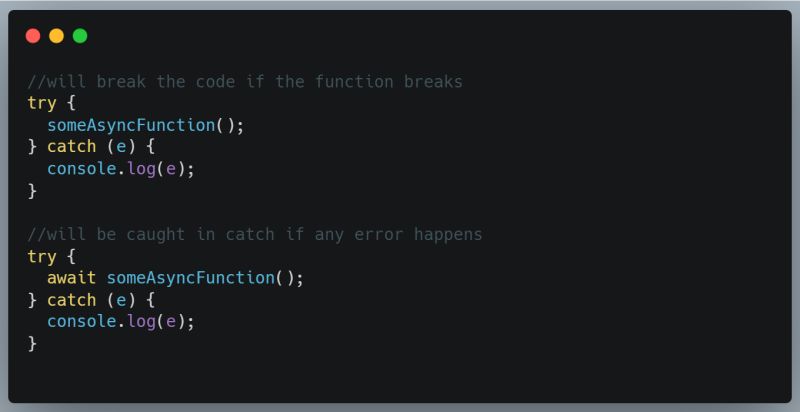 Sankar Kvs on LinkedIn: #javascript #nodejs #errorhandling #async Sankar Kvs on LinkedIn: #javascript #nodejs #errorhandling #async