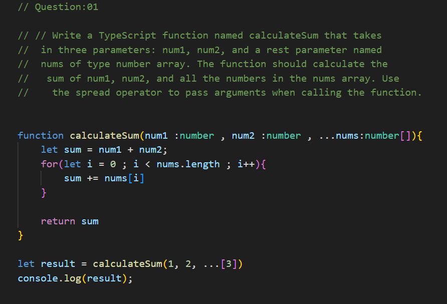 Qamar Zafar on LinkedIn: #100daysofcode #typescript #spreadoperator # ... Qamar Zafar on LinkedIn: #100daysofcode #typescript #spreadoperator # ...