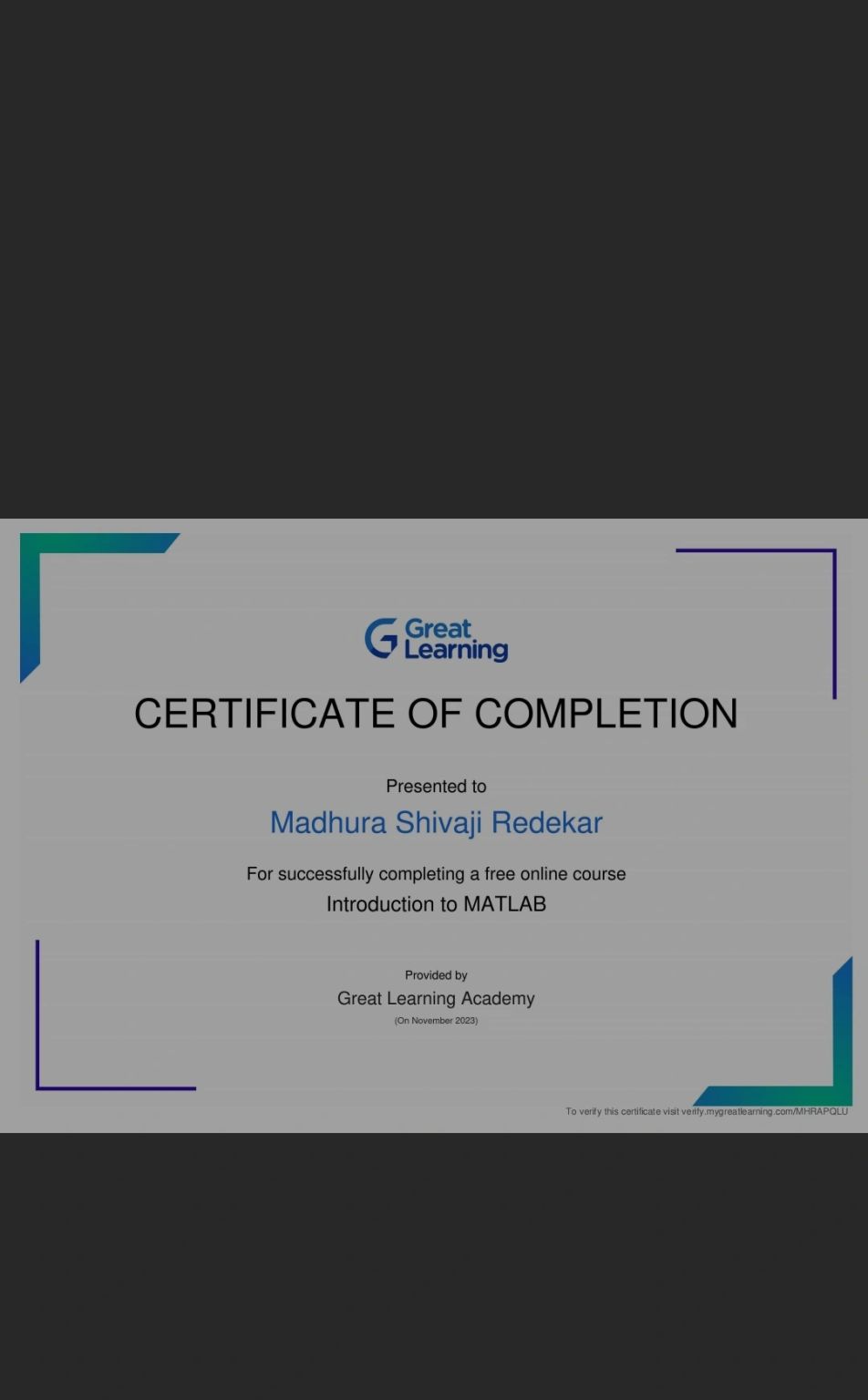 Madhura Redekar on LinkedIn: #matlab #datascience #greatlearning Madhura Redekar on LinkedIn: #matlab #datascience #greatlearning