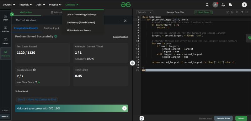 Shreyas Jindal on LinkedIn: #day1_of100days_of_code #gfg160 # ... Shreyas Jindal on LinkedIn: #day1_of100days_of_code #gfg160 # ...