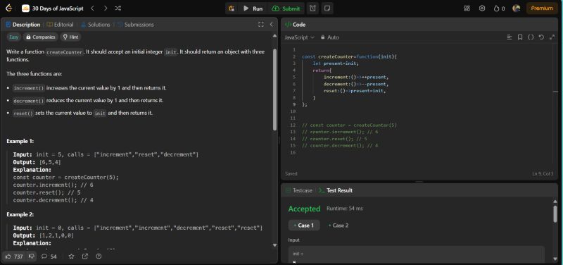 Day 4 of JavaScript LeetCode Challenge: Functions returning functions ... Day 4 of JavaScript LeetCode Challenge: Functions returning functions ...