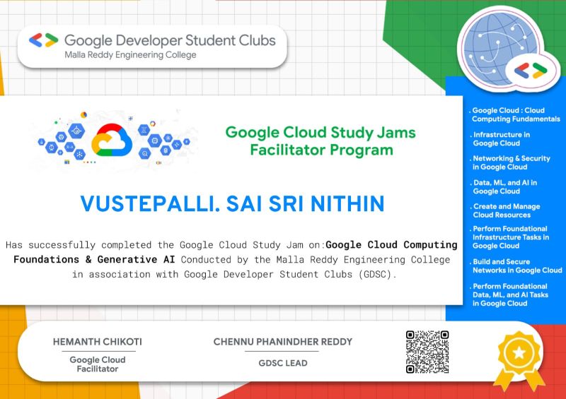 Sai Sri Nithin Vustepalli on LinkedIn: I am very happy to share my ... Sai Sri Nithin Vustepalli on LinkedIn: I am very happy to share my ...