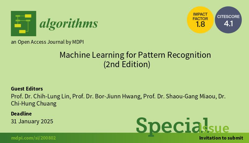 Algorithms MDPI on LinkedIn: #specialissue #artificialintelligence # ... Algorithms MDPI on LinkedIn: #specialissue #artificialintelligence # ...