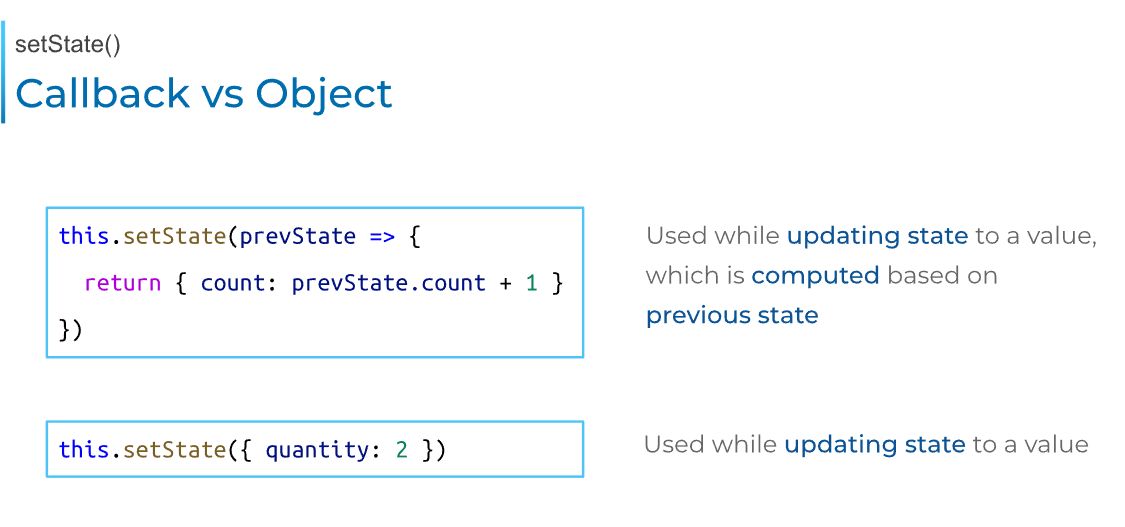 How setState() is used in React | SHASHI PREETHAM posted on the topic ... How setState() is used in React | SHASHI PREETHAM posted on the topic ...