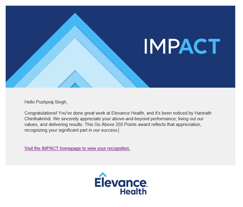 Pushpraj Singh on LinkedIn: #elevancehealth #carelon Pushpraj Singh on LinkedIn: #elevancehealth #carelon