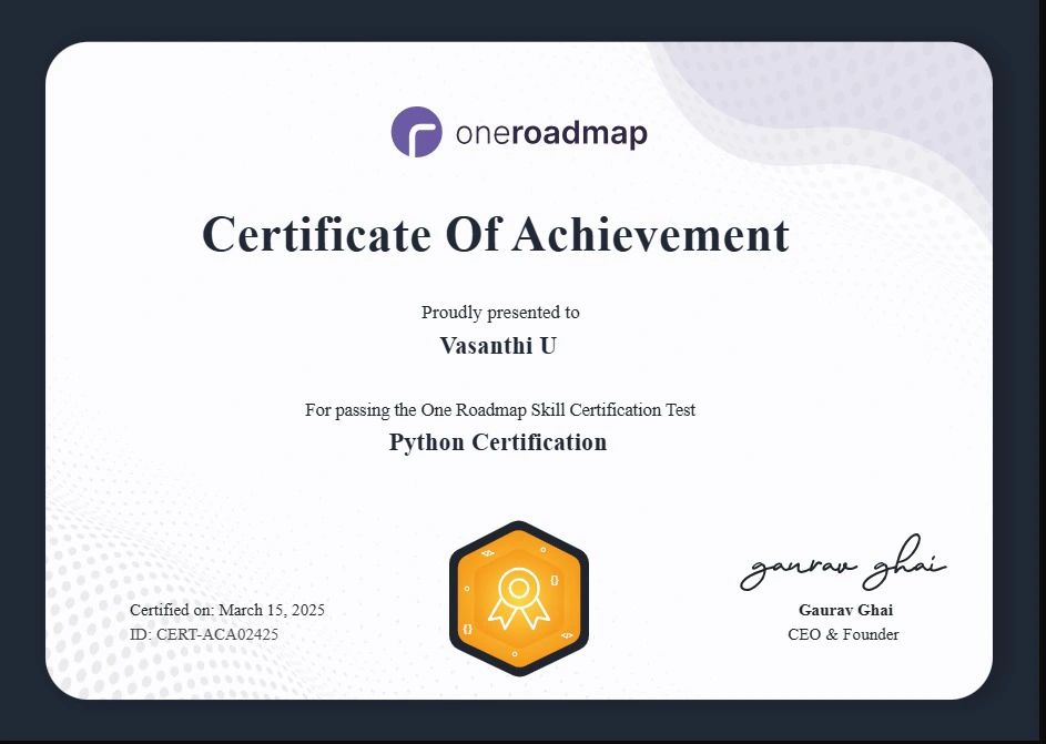 #oneroadmap #programming #coding #learning | Vasanthi Utti #oneroadmap #programming #coding #learning | Vasanthi Utti