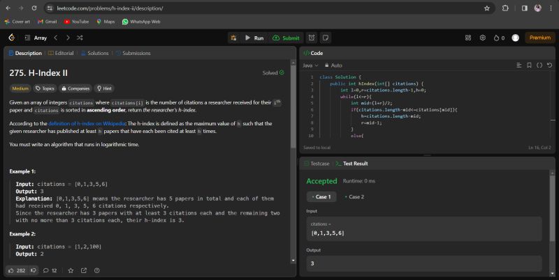 A. Sanjana Senapati on LinkedIn: #100daysofcodingchallenge #leetcode # ... A. Sanjana Senapati on LinkedIn: #100daysofcodingchallenge #leetcode # ...