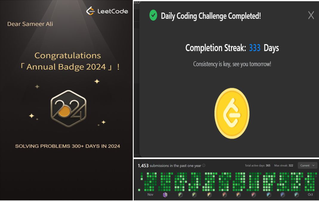 Sameer Ali on LinkedIn: #leetcode #consistency #learning #dsa #annual # ... Sameer Ali on LinkedIn: #leetcode #consistency #learning #dsa #annual # ...