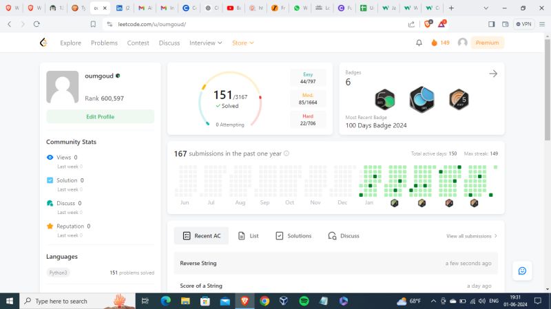 Oum Venkata Narayana Goud Mogadampally on LinkedIn: #365daychallenge # ... Oum Venkata Narayana Goud Mogadampally on LinkedIn: #365daychallenge # ...