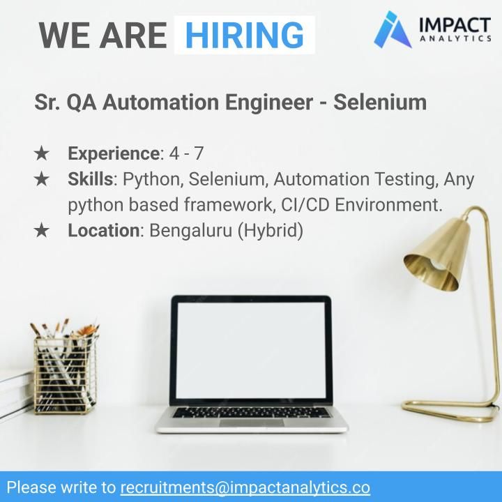 Shumitra Gogoi on LinkedIn: #hiring #qaengineer #selenium #python # ... Shumitra Gogoi on LinkedIn: #hiring #qaengineer #selenium #python # ...