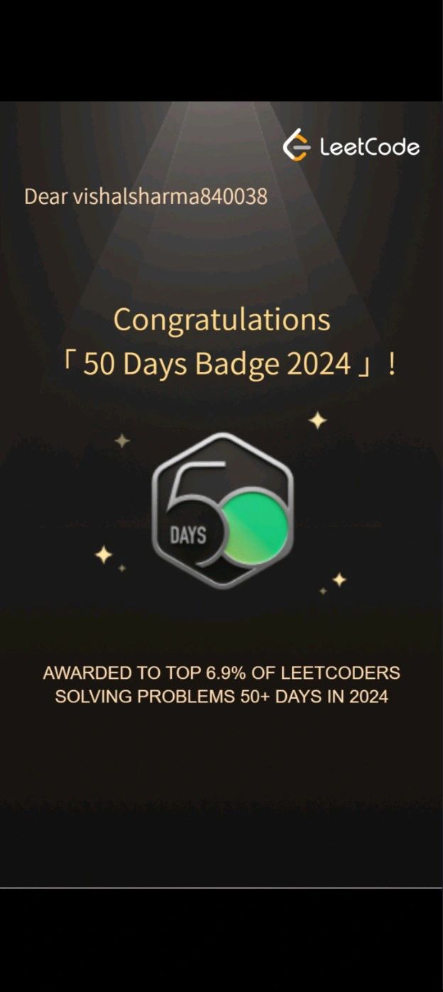 Vishal Sharma on LinkedIn: #leetcode Vishal Sharma on LinkedIn: #leetcode