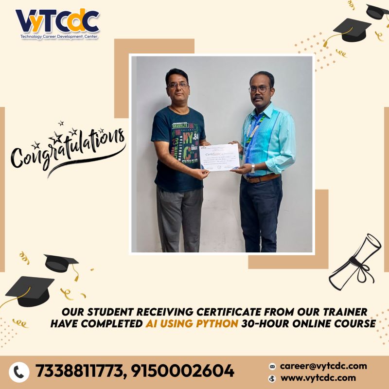 VyTCDC on LinkedIn: #vytcdc #congratulations #ai #python #onlinecourse ... VyTCDC on LinkedIn: #vytcdc #congratulations #ai #python #onlinecourse ...