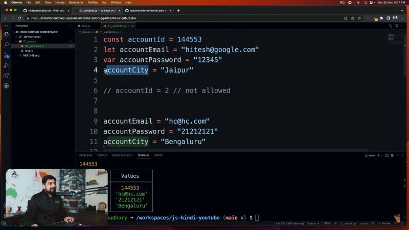 Saksham Maurya on LinkedIn: #javascript #variables #codingjourney #day2 ... Saksham Maurya on LinkedIn: #javascript #variables #codingjourney #day2 ...