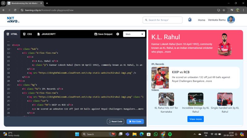 Venkata Ramu Gollapalli on LinkedIn: #day #ccbp #nxtwave #reactjs # ... Venkata Ramu Gollapalli on LinkedIn: #day #ccbp #nxtwave #reactjs # ...