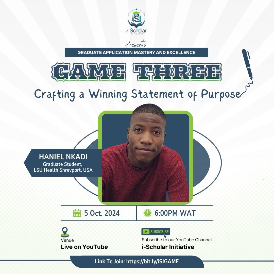 i-Scholar Initiative (iSI) on LinkedIn: #game #graduateschool # ... i-Scholar Initiative (iSI) on LinkedIn: #game #graduateschool # ...