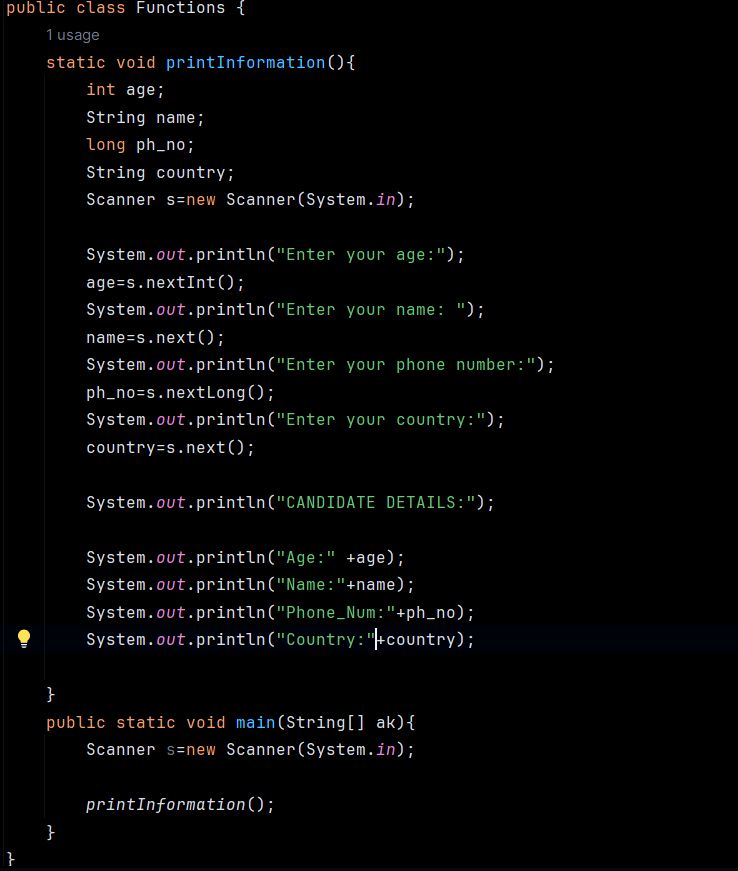 ARUN KUMAR on LinkedIn: #java #javaprogramming #coding ARUN KUMAR on LinkedIn: #java #javaprogramming #coding