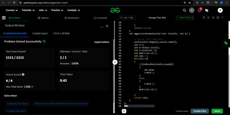 Sangram Bera on LinkedIn: #gfg160 #geekstreak2024 #gfg160 # ... Sangram Bera on LinkedIn: #gfg160 #geekstreak2024 #gfg160 # ...