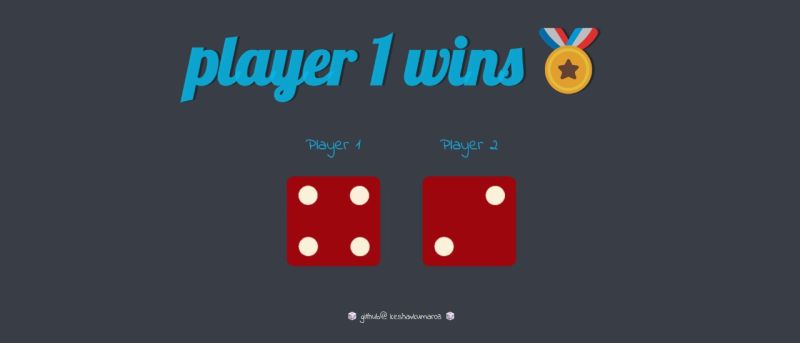 Built a dice game with HTML, JavaScript, and CSS | Keshav Kumar posted ... Built a dice game with HTML, JavaScript, and CSS | Keshav Kumar posted ...