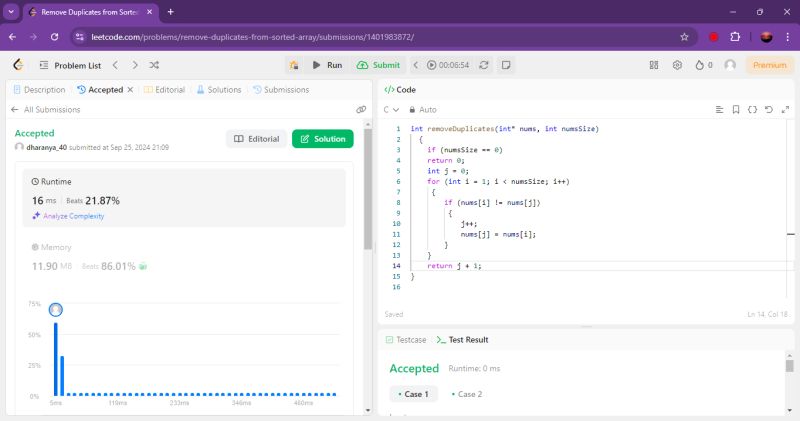 DHARANYA P on LinkedIn: #leetcode #codingjourney #leetcode # ... DHARANYA P on LinkedIn: #leetcode #codingjourney #leetcode # ...