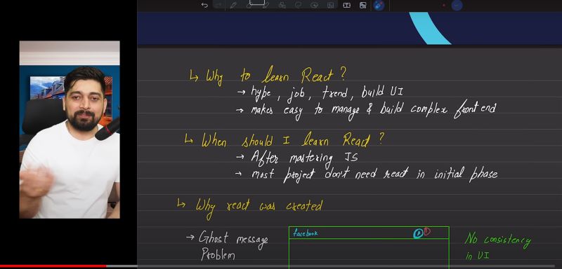 Hitesh sir's React TechEd session | Shoaib Alam posted on the topic ... Hitesh sir's React TechEd session | Shoaib Alam posted on the topic ...