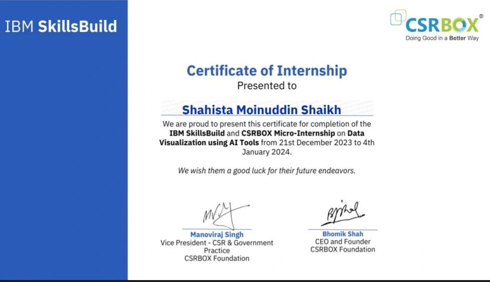 Shahista Shaikh on LinkedIn: #ibm #datavisualization #ai Shahista Shaikh on LinkedIn: #ibm #datavisualization #ai