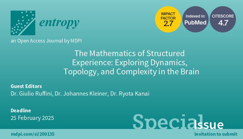 #specialissue | Entropy MDPI #specialissue | Entropy MDPI