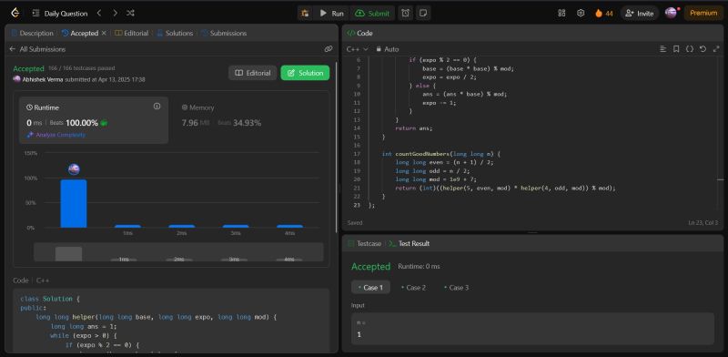 #leetcode #100daysofcode | Abhishek Verma #leetcode #100daysofcode | Abhishek Verma