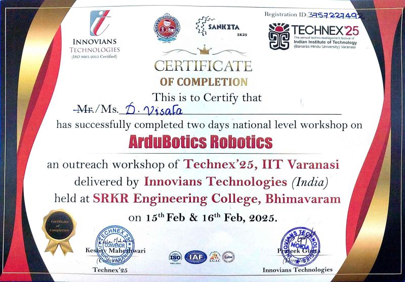 #ardubotics #robotics #arduino #handsonlearning | Visala Dangeti #ardubotics #robotics #arduino #handsonlearning | Visala Dangeti