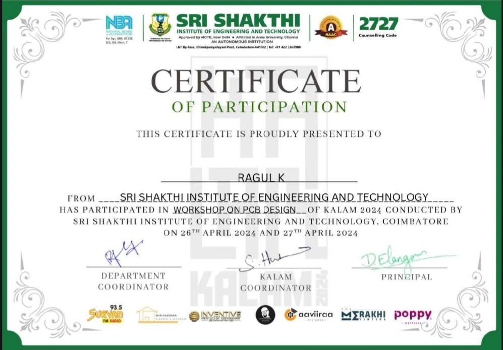 Ragul K on LinkedIn: Ragul K on LinkedIn: