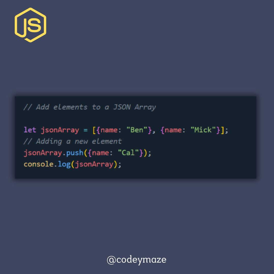 Codey Maze on LinkedIn: #javascript #frontend #coding #programming #array Codey Maze on LinkedIn: #javascript #frontend #coding #programming #array