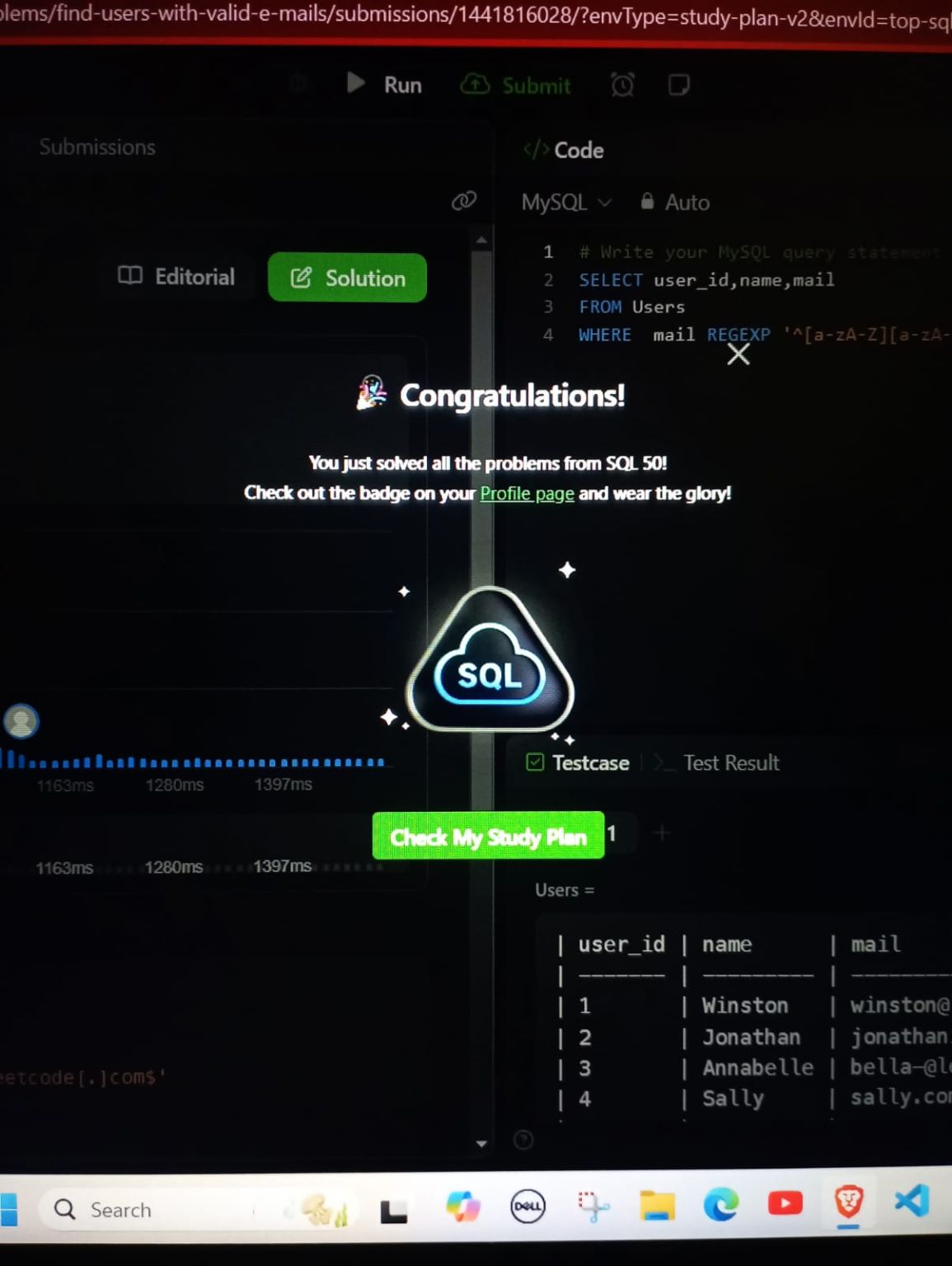Shriya Hegde on LinkedIn: #sql #dataskills #leetcode #problemsolving # ... Shriya Hegde on LinkedIn: #sql #dataskills #leetcode #problemsolving # ...