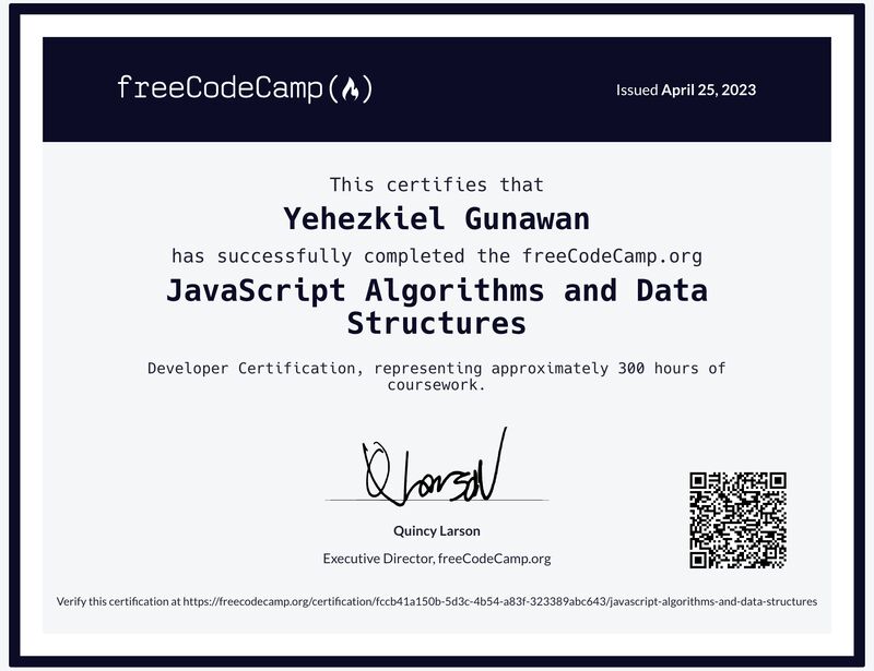 Yehezkiel Gunawan on LinkedIn: #freecodecamp #algorithm #datastructures ... Yehezkiel Gunawan on LinkedIn: #freecodecamp #algorithm #datastructures ...