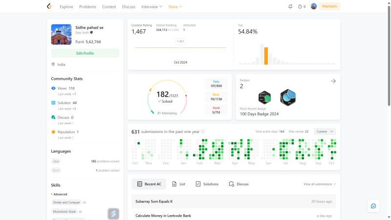 Ajay Bisht on LinkedIn: #leetcode #coding #programming #problemsolving ... Ajay Bisht on LinkedIn: #leetcode #coding #programming #problemsolving ...