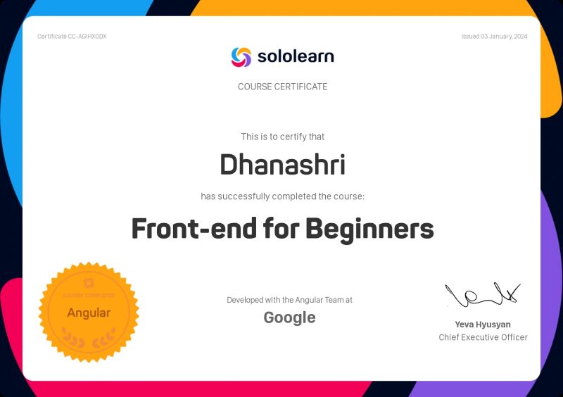 Dhanashri Bhavsar on LinkedIn: #sololearn Dhanashri Bhavsar on LinkedIn: #sololearn