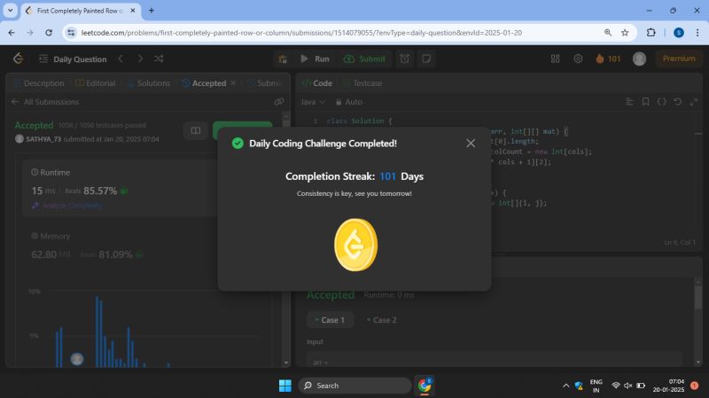 SATHYA P on LinkedIn: #leetcode #100daysofcoding #streak SATHYA P on LinkedIn: #leetcode #100daysofcoding #streak