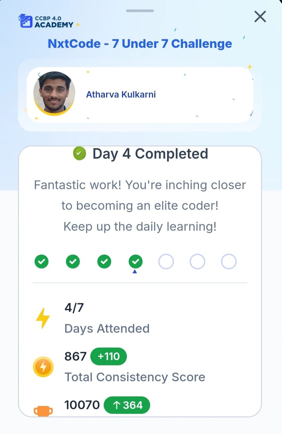 Atharva Kulkarni on LinkedIn: #codingadventures #levelup #excellencemindset Atharva Kulkarni on LinkedIn: #codingadventures #levelup #excellencemindset